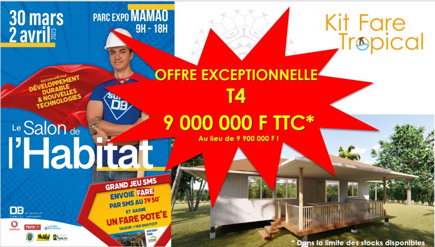Le Kit Fare Tropical de l'OPH au Salon de l'Habitat du 30 mars au 2 ...